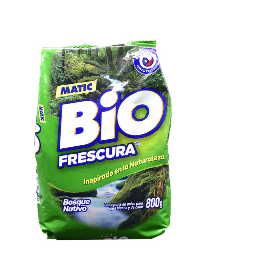 Bio Matic Detergente en Polvo Frescura 800 grs – Tu Supper Ahorro